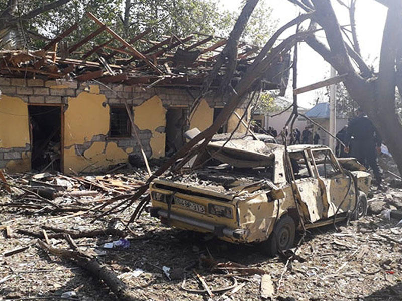 Goranboy, Tərtər və Bərdə rayonları atəşə tutulur